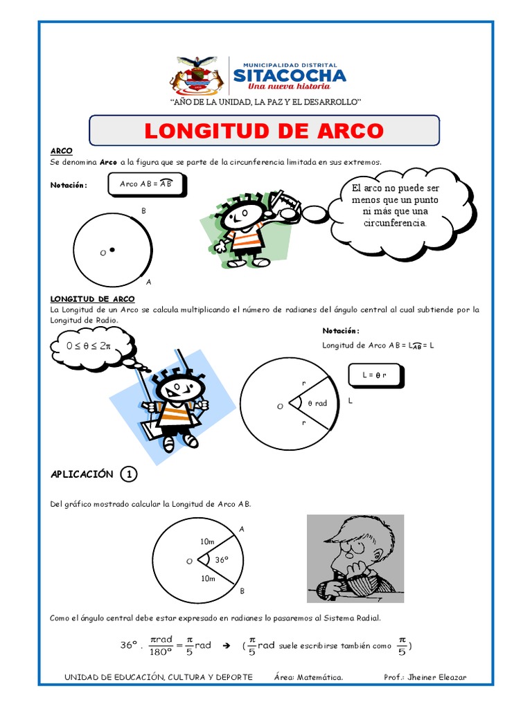 TEMA 7 CICLO VII Longitud-de-Arco | PDF