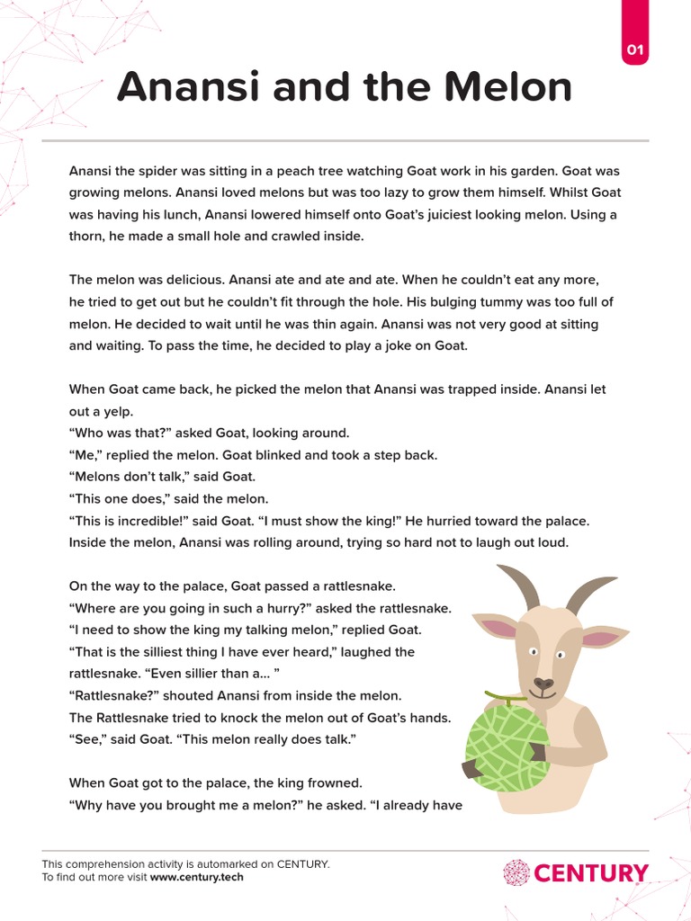 .Trashed 1667147335 Anansi and The Melon 1 | PDF | Anansi