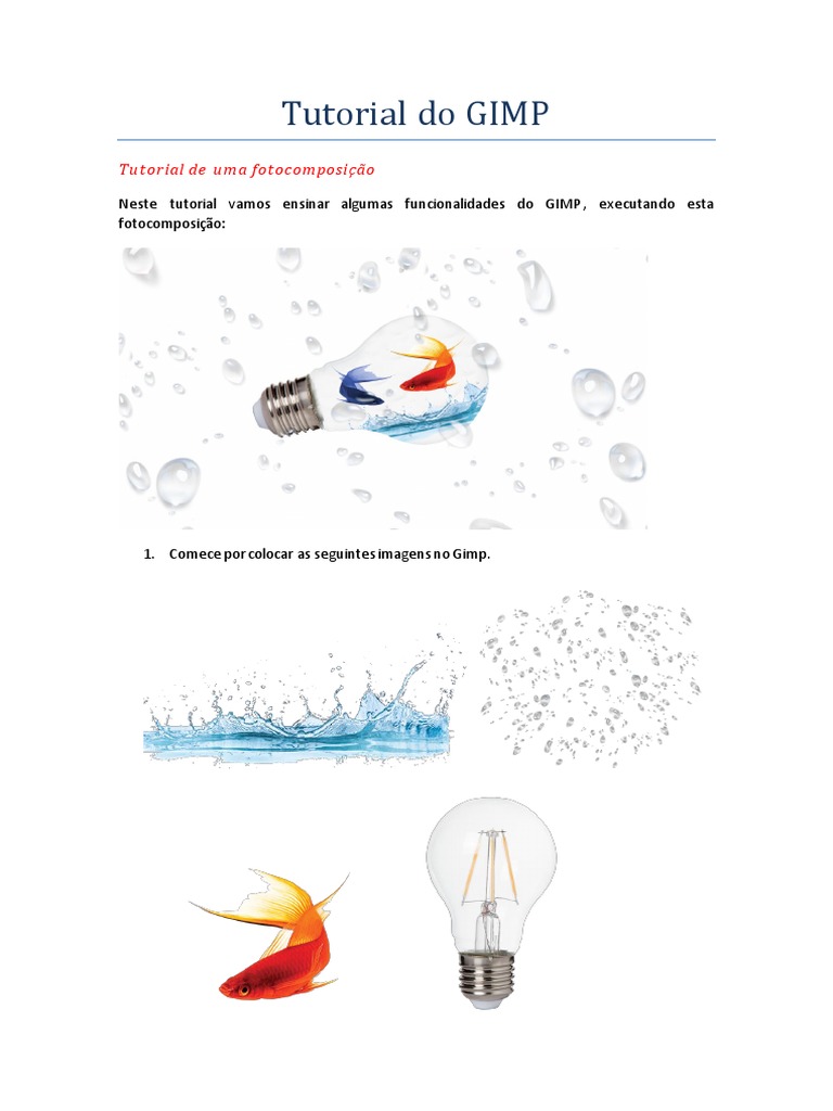 Tutorial Do Gimp | PDF