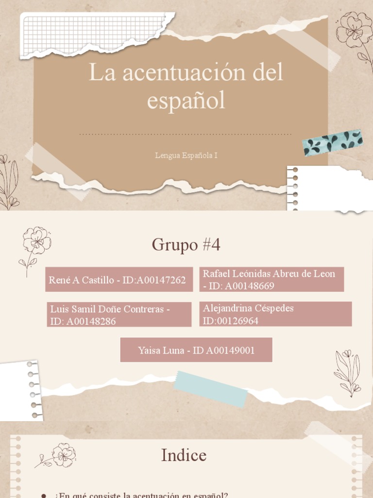 Reglas de Acentuación en Español | PDF