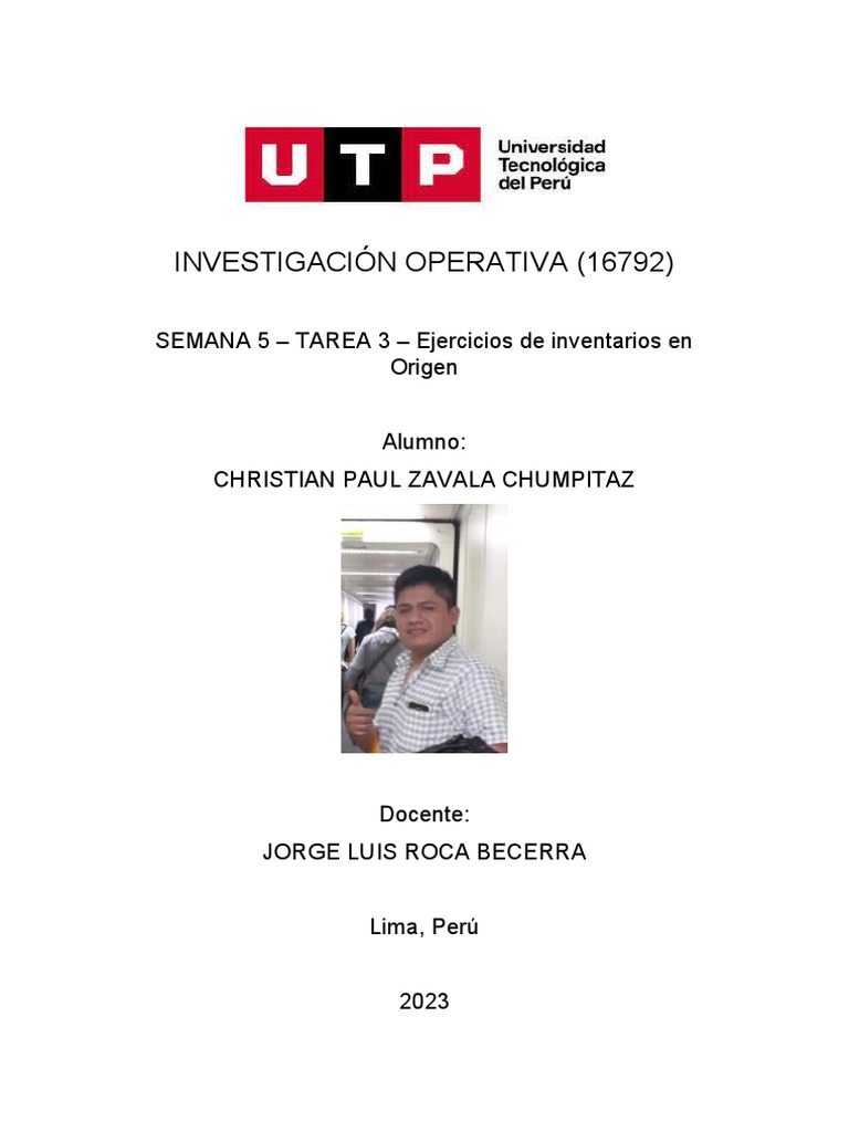 Semana 5 Tarea 3 | PDF