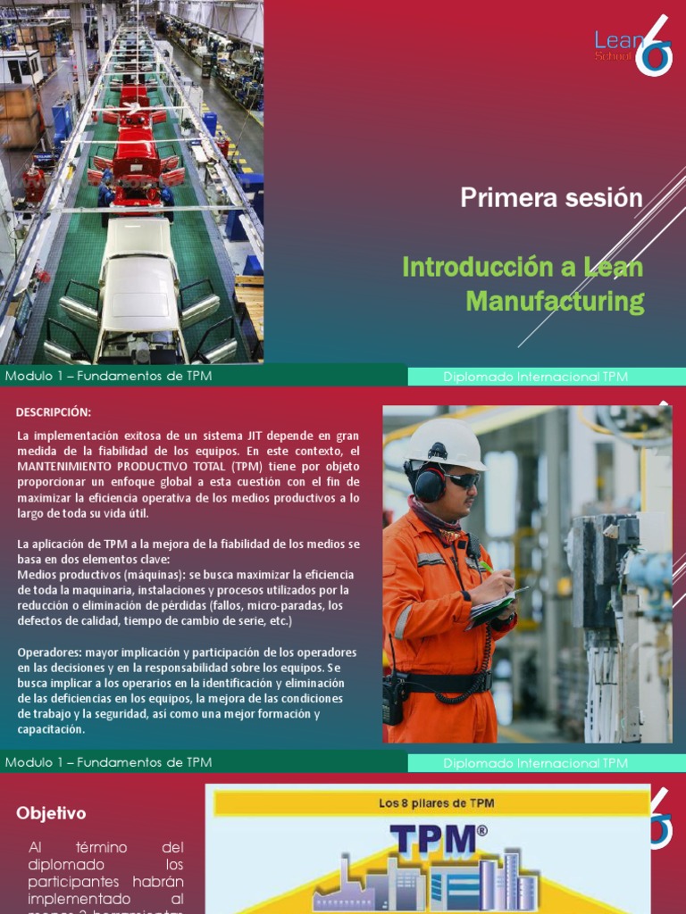 Presentación de Lean MFG Foundations | PDF | Lean Manufacturing ...