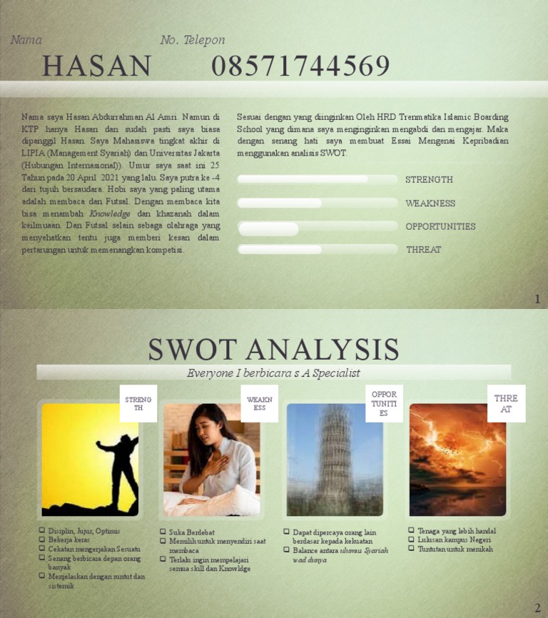 Analisis SWOT | PDF