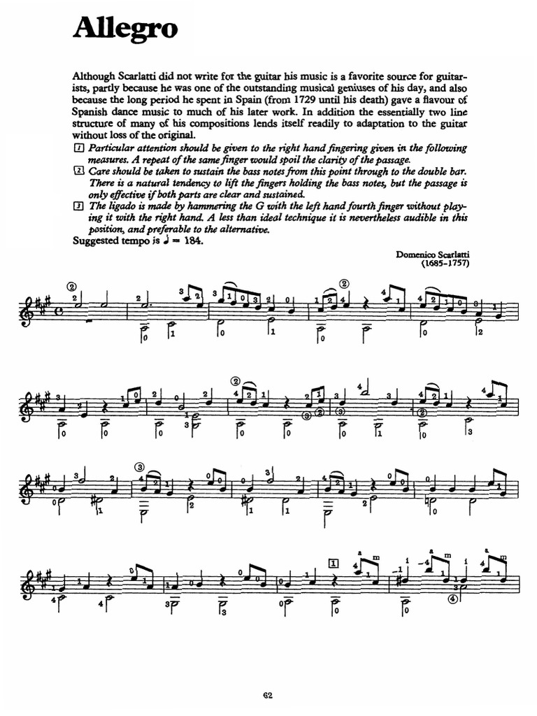 Scarlatti K322 | PDF