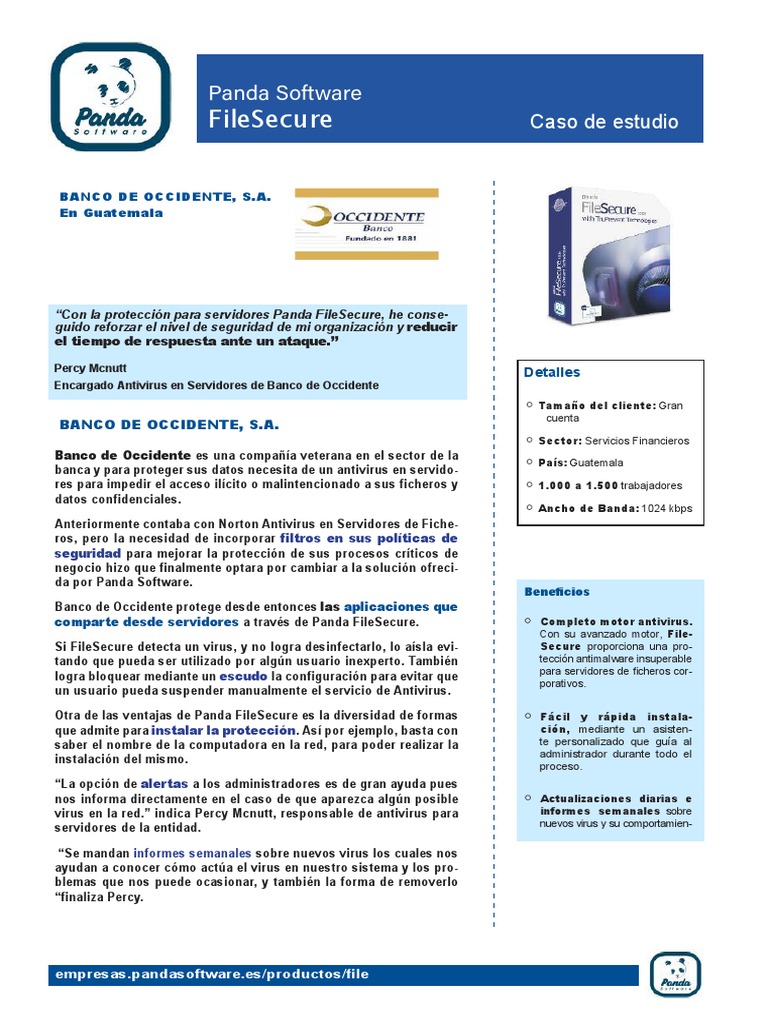 Panda Software | PDF | Software antivirus | Virus de computadora