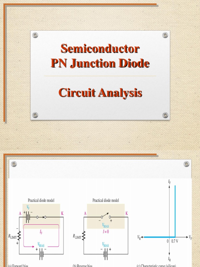 3.2 PN Junction Diode - CKT Analysis | Download Free PDF | P–N Junction | Diode