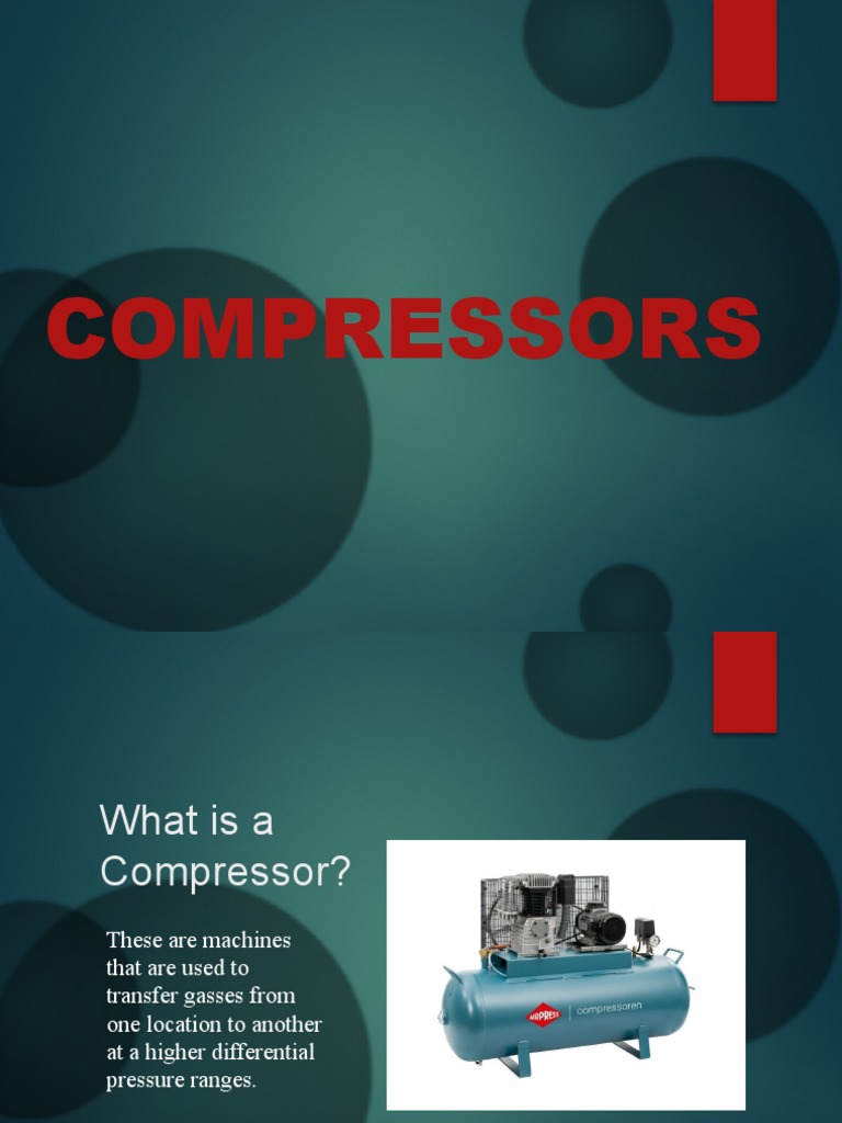 Compressor | PDF | Piston | Pump