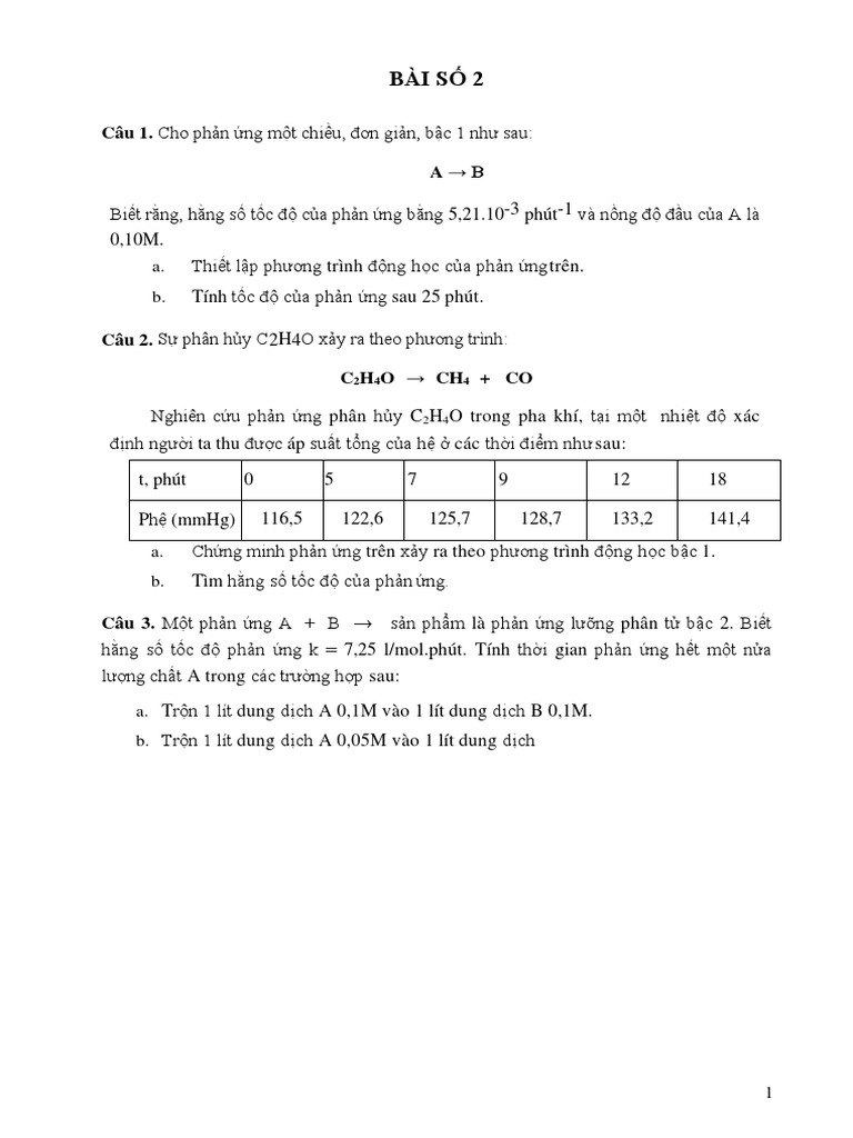 Bai So 2 | PDF
