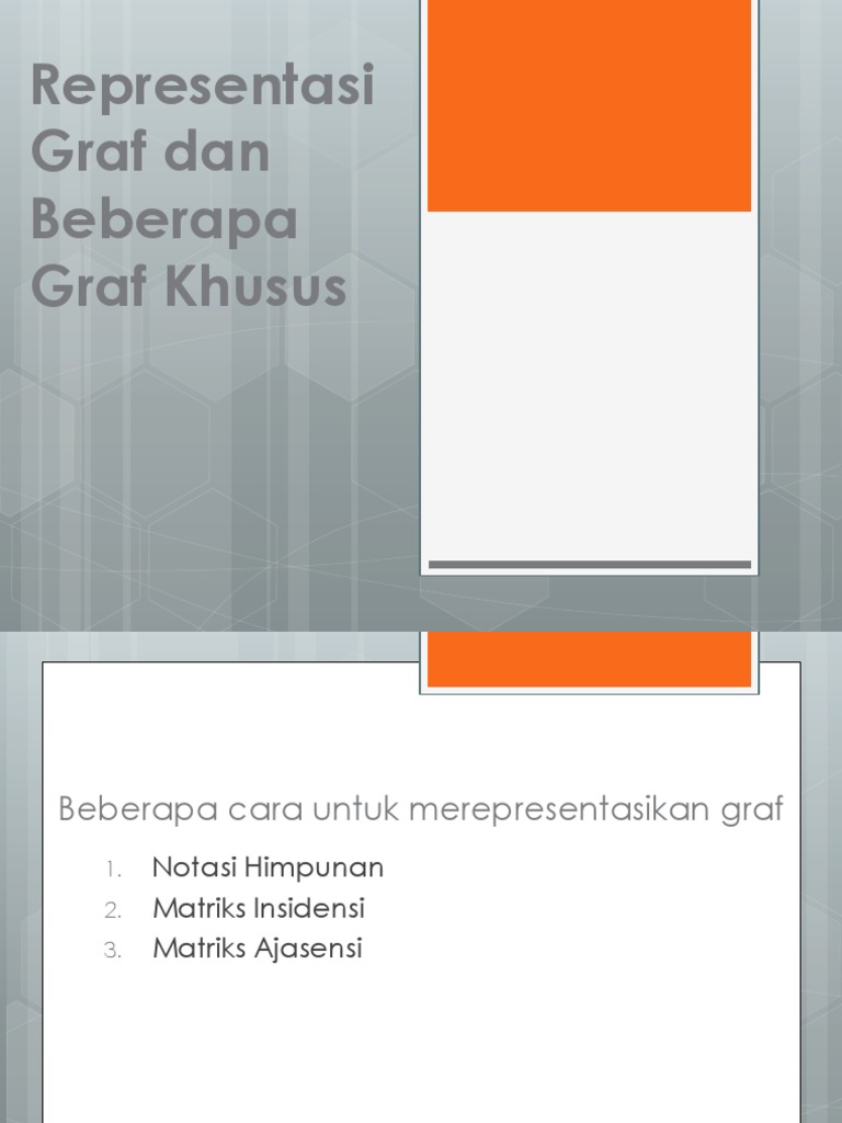 Modul 2. PPT Representasi Graf & Beberapa Graf Khusus | PDF