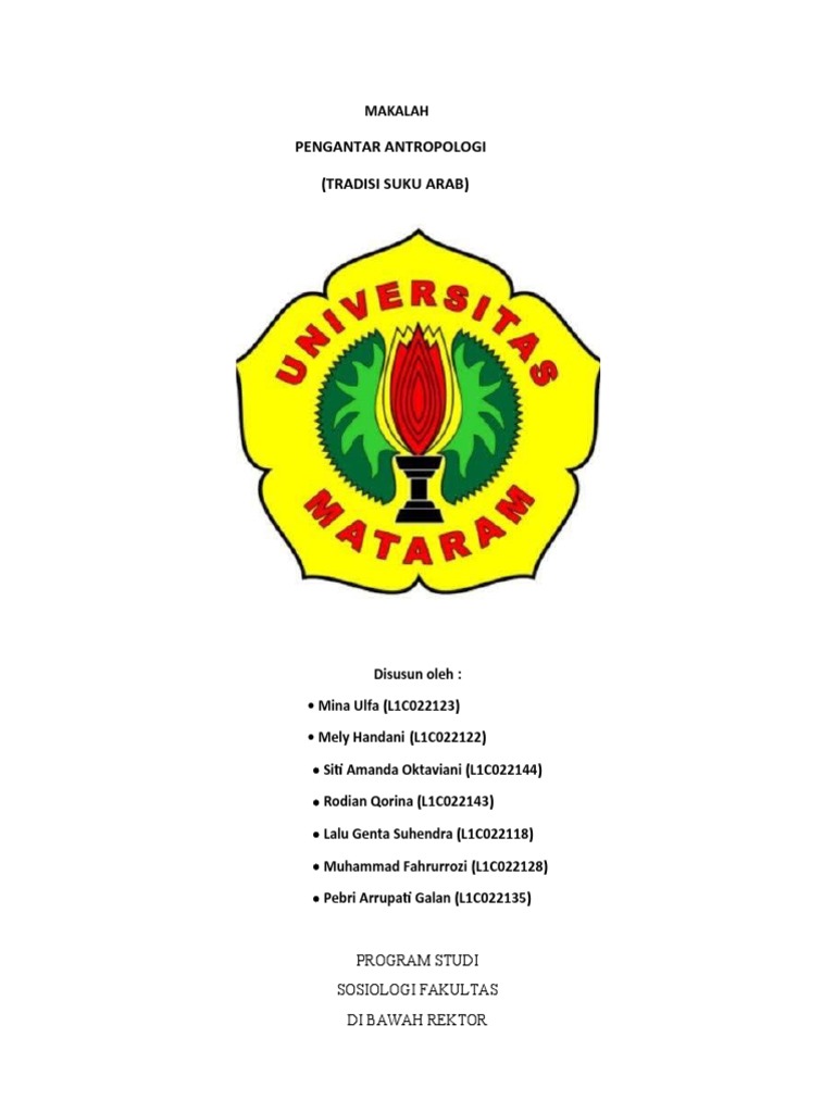 Tradisi Suku Arab di NTB | PDF