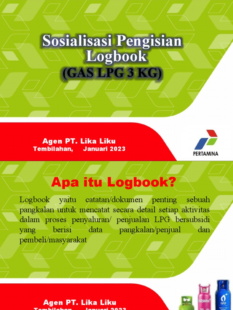 Panduan Pengisian Logbook LPG 3 KG | PDF