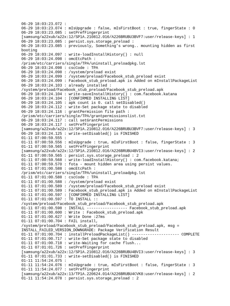 Preload Installer | PDF
