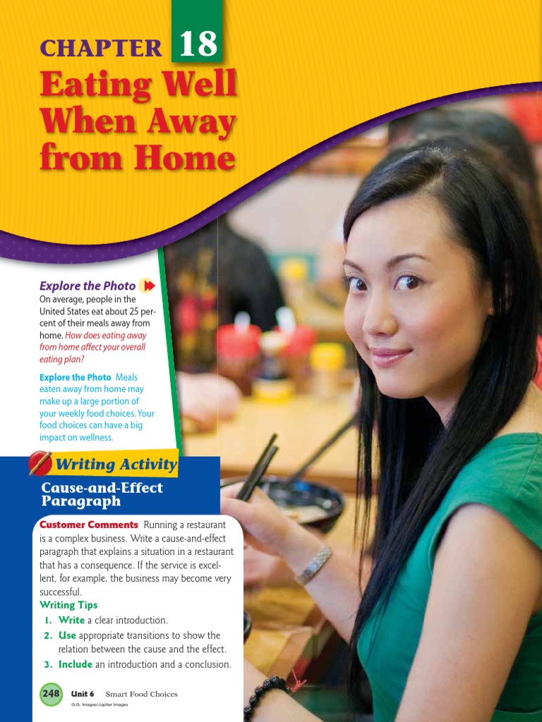 Chapter 18 - Eating Well When Away From Home | PDF | Menu | Vietnamese Cuisine