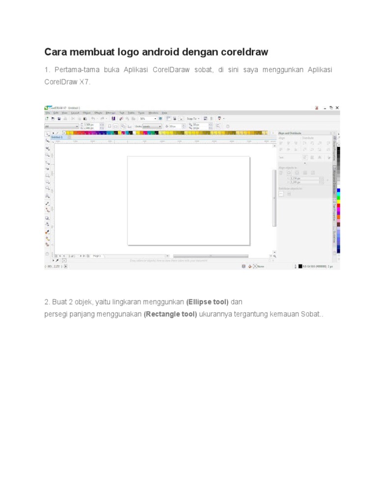 Cara Membuat Logo Android Dengan Coreldraw | PDF