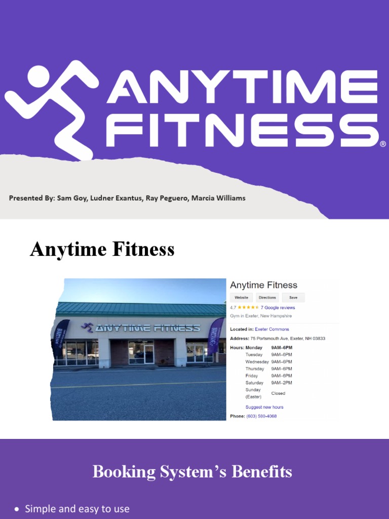 Anytime Fitness Group 2 | PDF