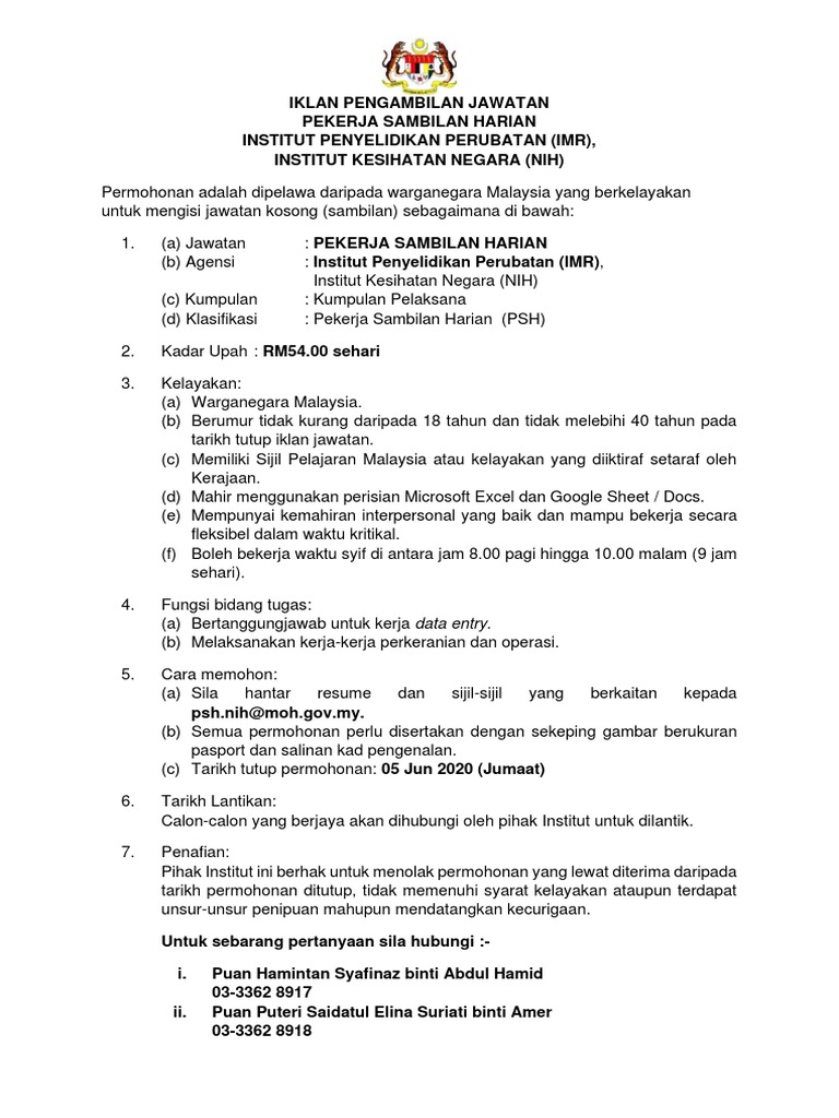 IKLAN PSH COVID-19 IMR v2 | PDF