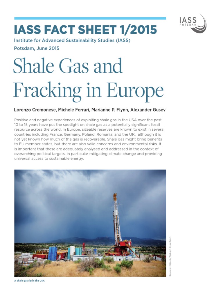 Shale Gas and Fracking in Europe | PDF | Shale Gas | Natural Gas