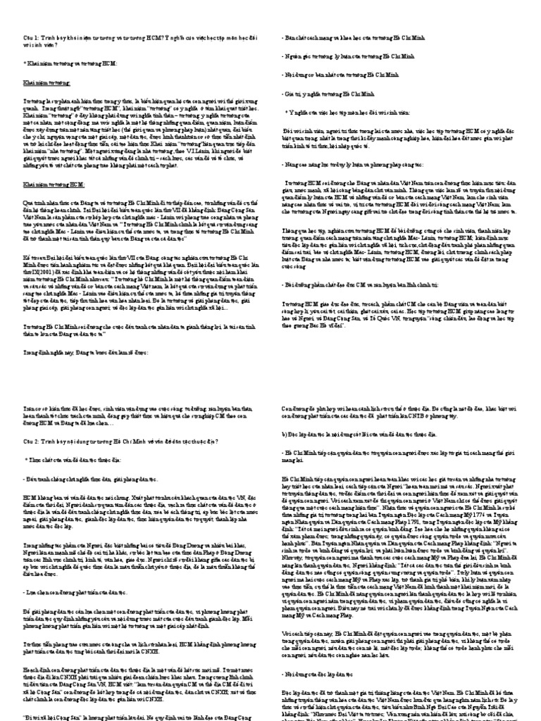 Ôn Thi Tư Tư NG | PDF