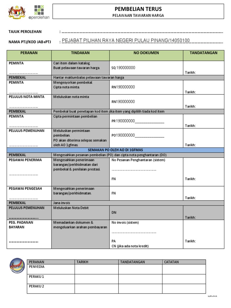 Nota Pergerakan DP SQ Ep2018 2 | PDF