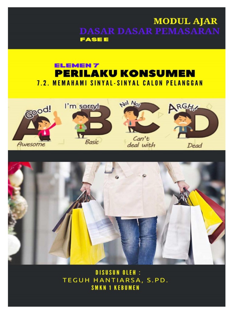 Modul Ajar Dasar-Dasar Pemasaran - Memahami Sinyal-Sinyal Calon Pelanggan - Fase E | PDF ...