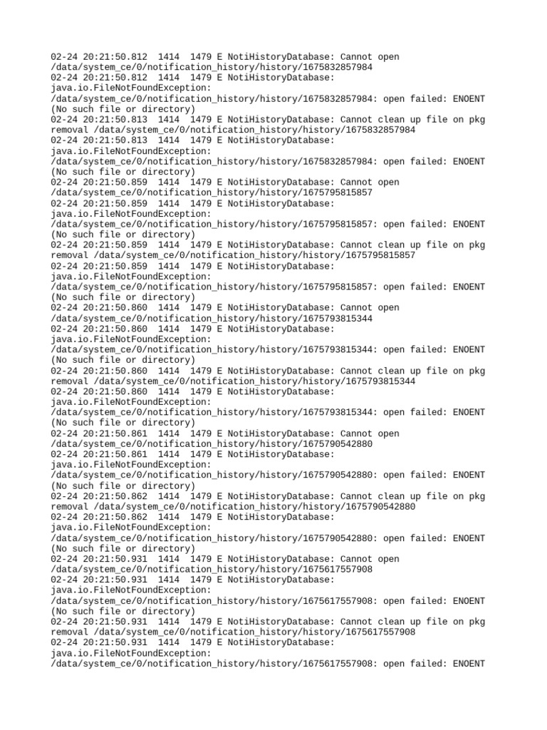 Log | PDF | Java (Programming Language) | Android (Operating System)