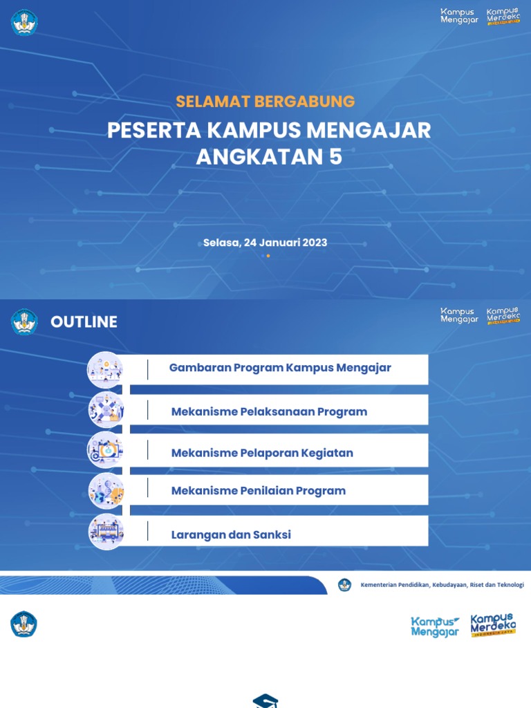 Pemaparan Program Kampus Mengajar | PDF