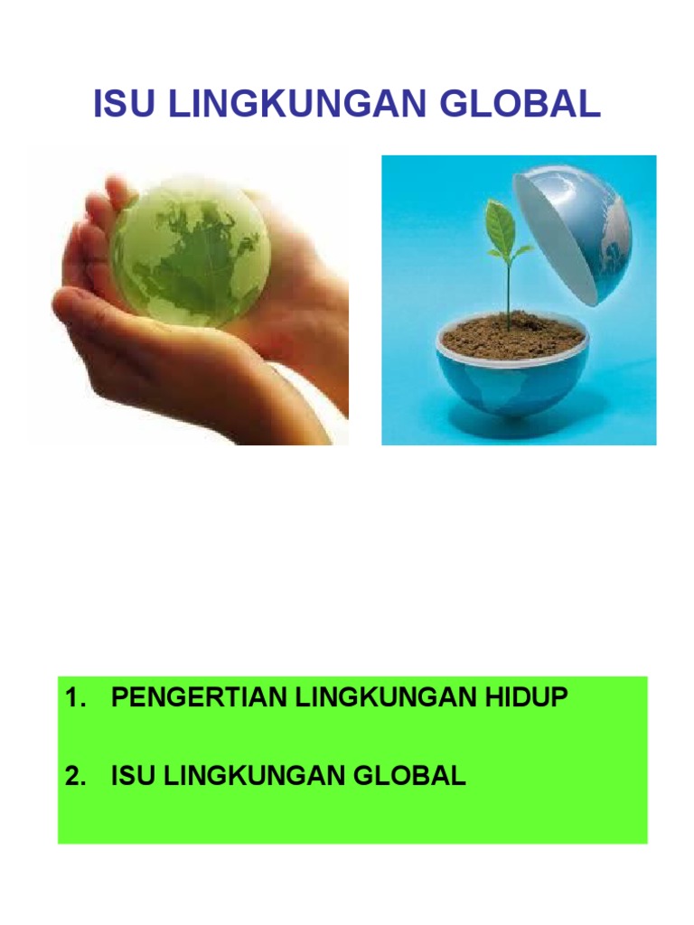 10a Isu Lingkungan Global | PDF