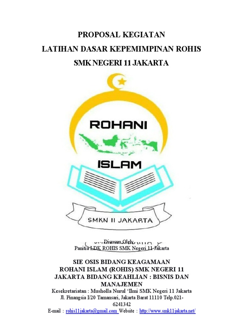 Proposal LDK Rohis SMK Negeri 11 Jakarta | PDF