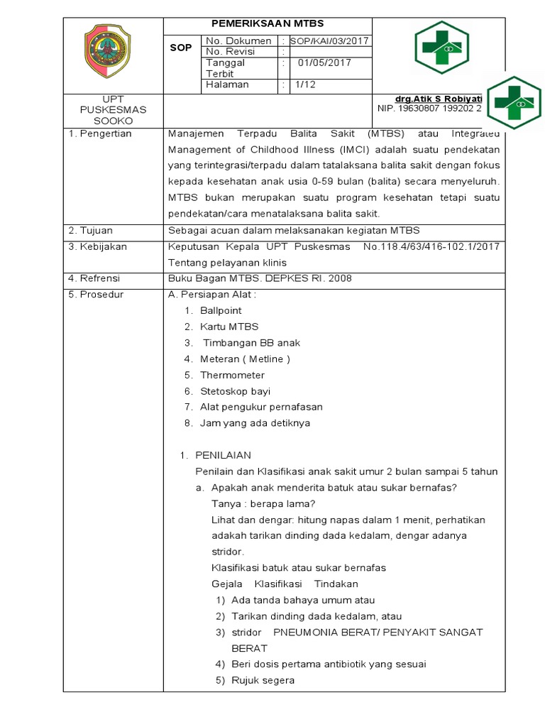 3.pemeriksaan MTBS | PDF
