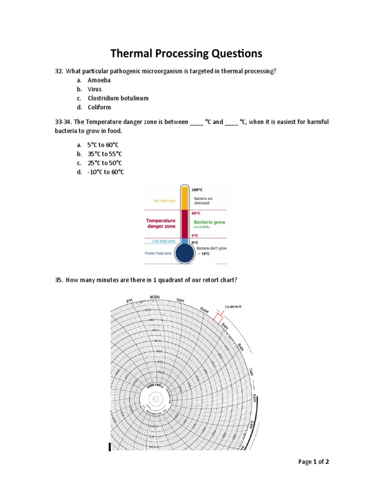 Thermal Processing Questions | PDF