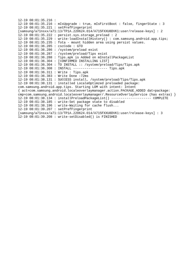 Preload Installer | PDF