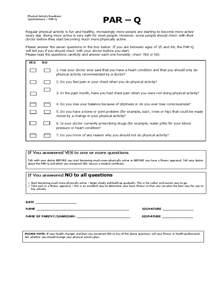 Hope 2 Parq | PDF | Clinical Medicine | Medicine