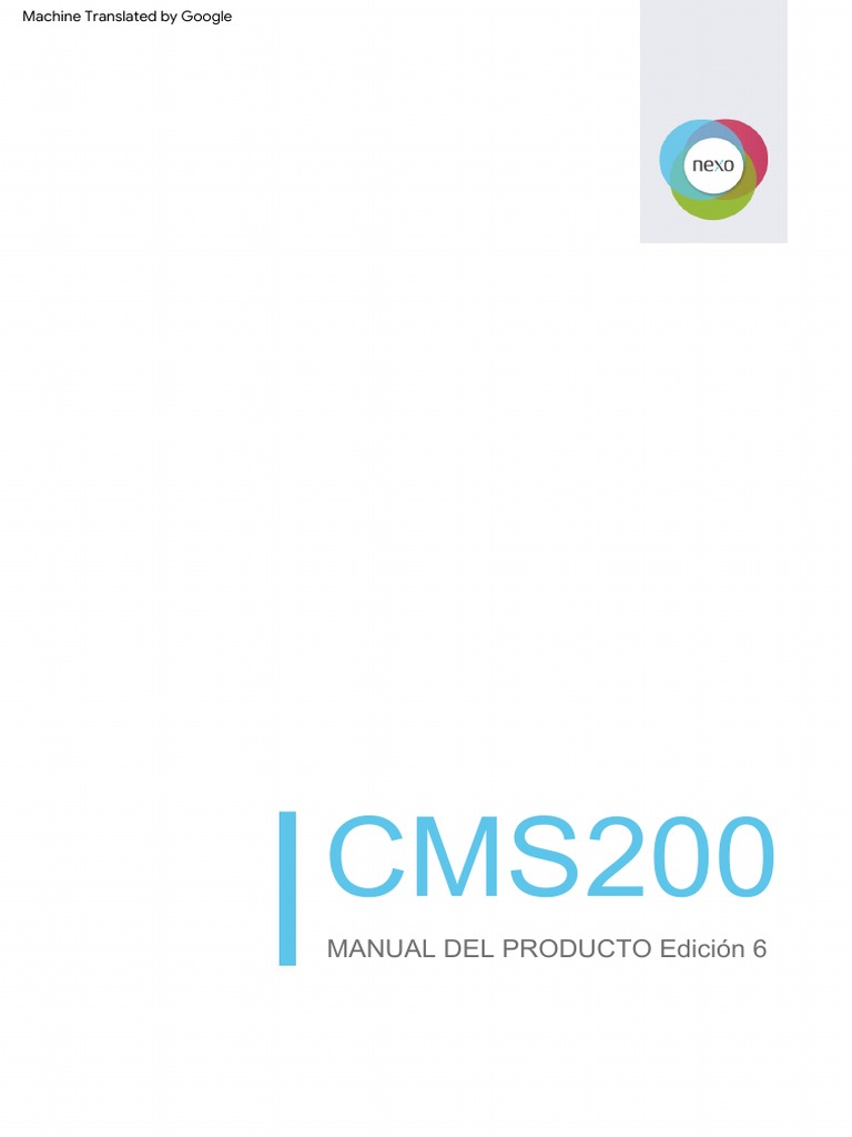 CMS200 Manual | PDF | Relé | Refrigeración