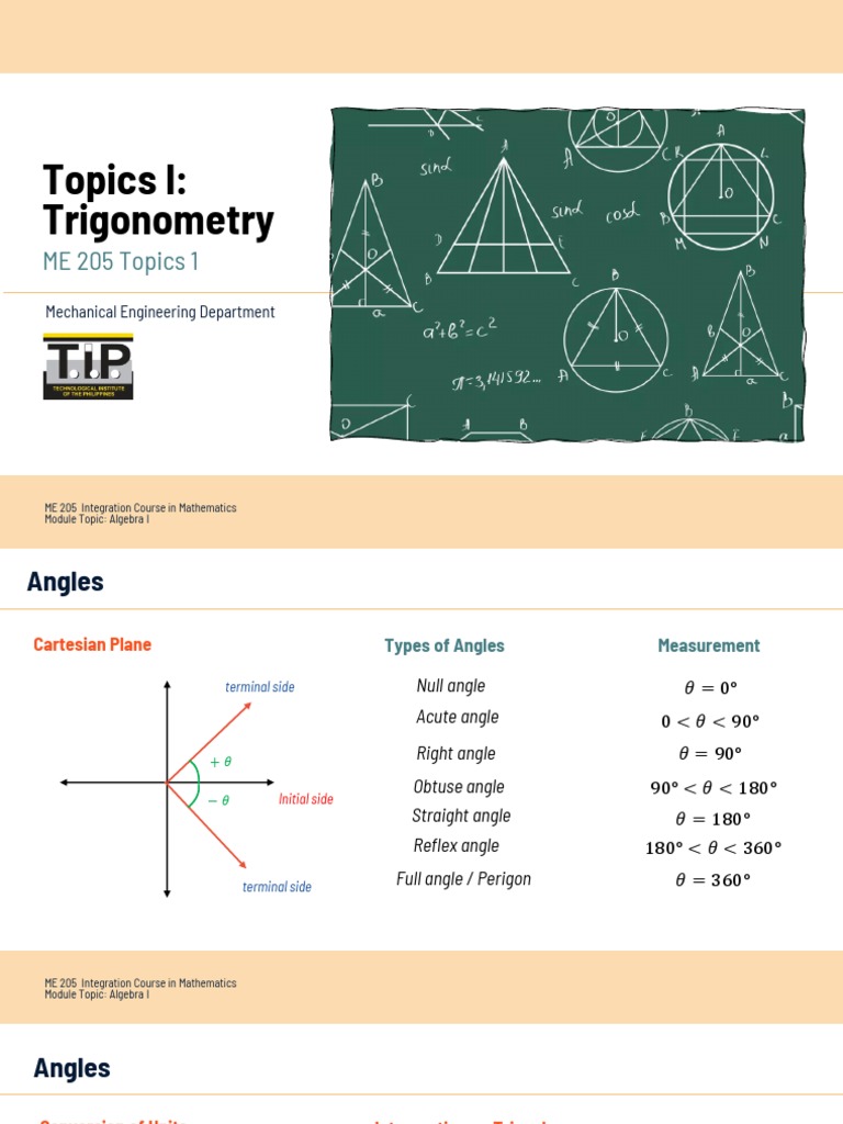 Topics-I Trigonometry | Download Free PDF | Trigonometric Functions ...