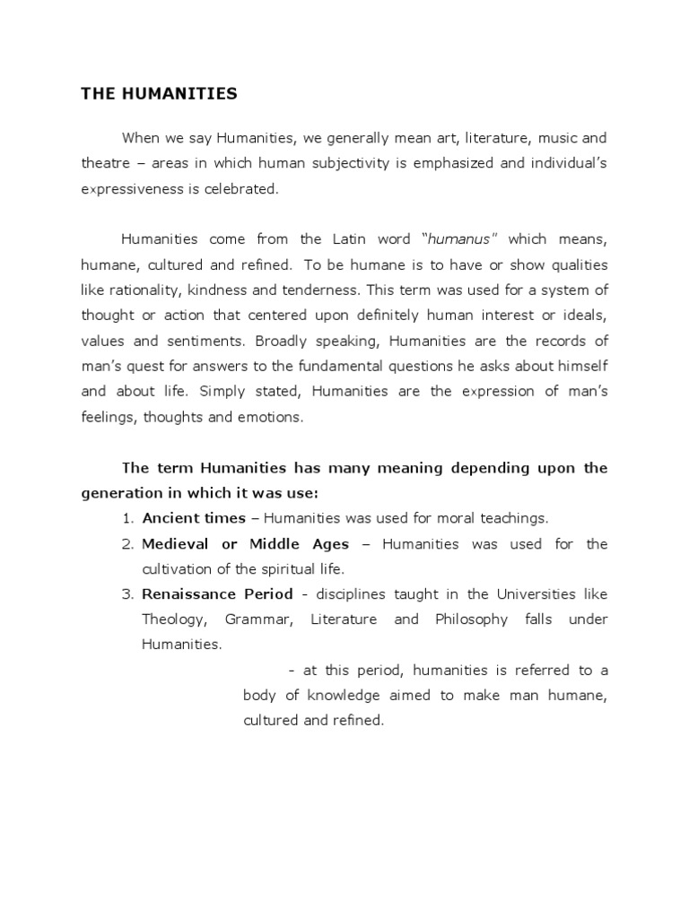 Chapter 1 Art App | PDF | Humanities | Experience