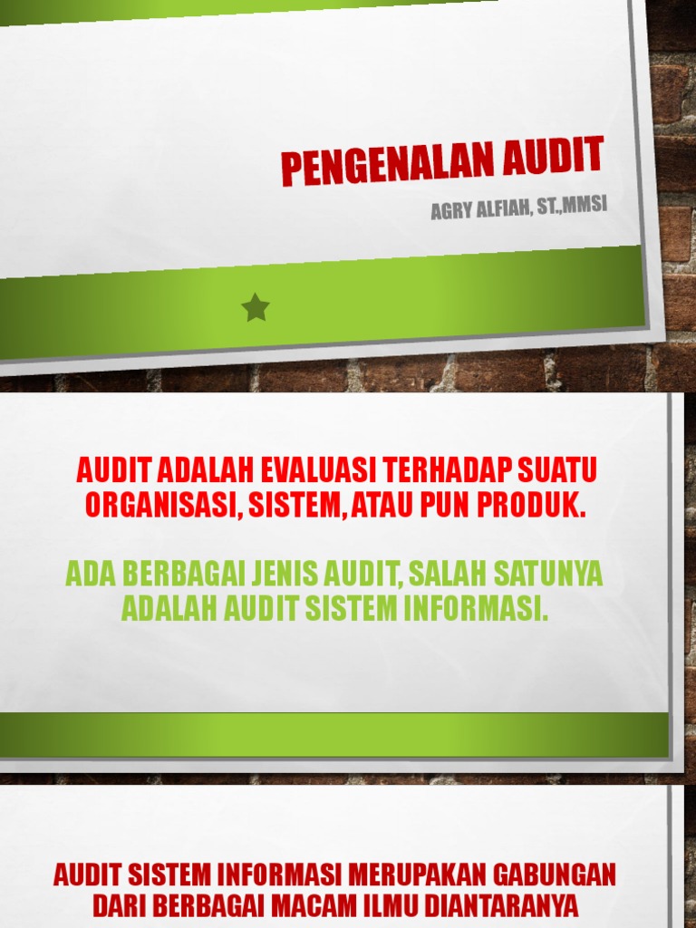 Pengenalan Audit | PDF