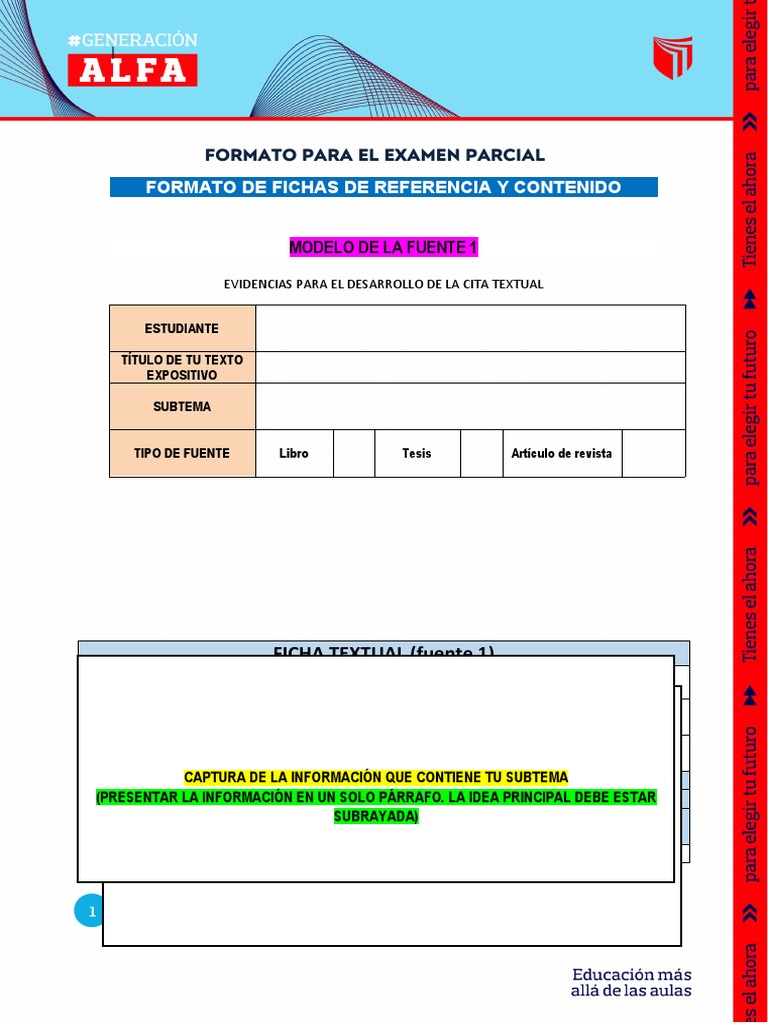 Formato para El Examen Parcial | PDF | Estilo apa