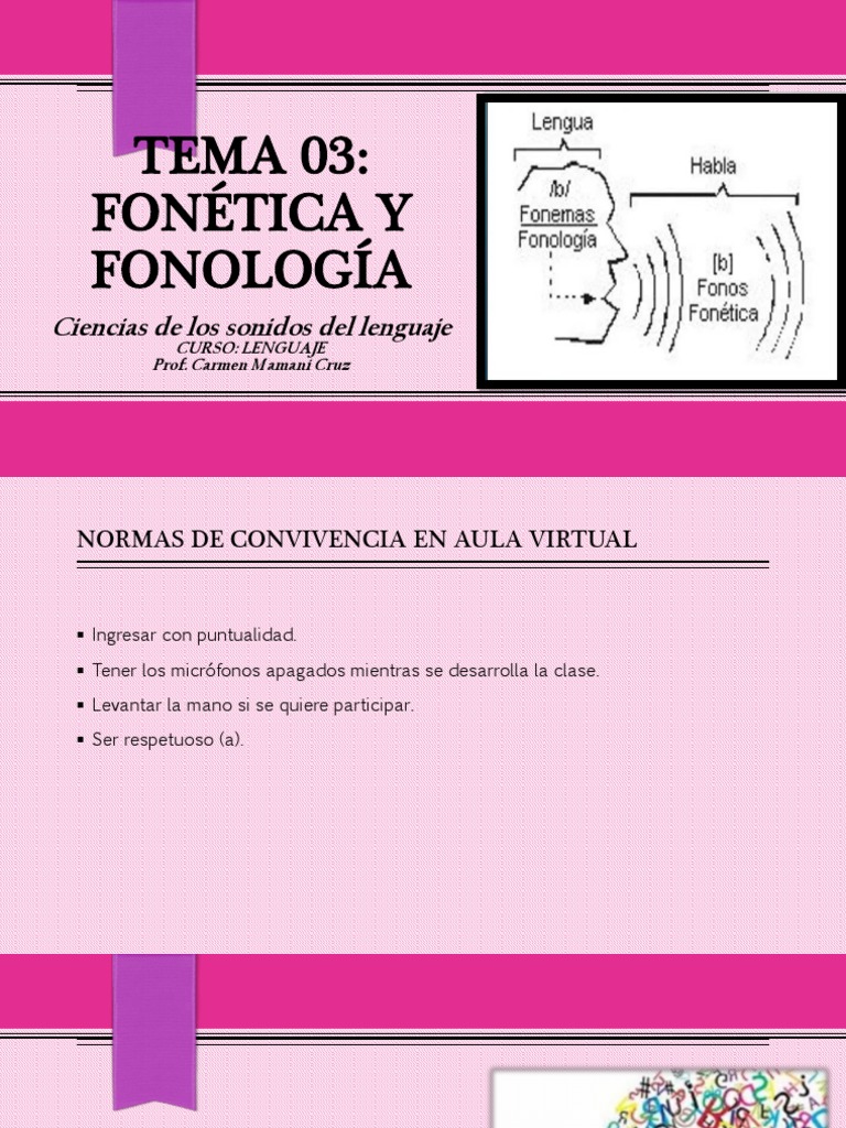 Tema 03 - Fonética y Fonología | PDF | Fonema | Fonología