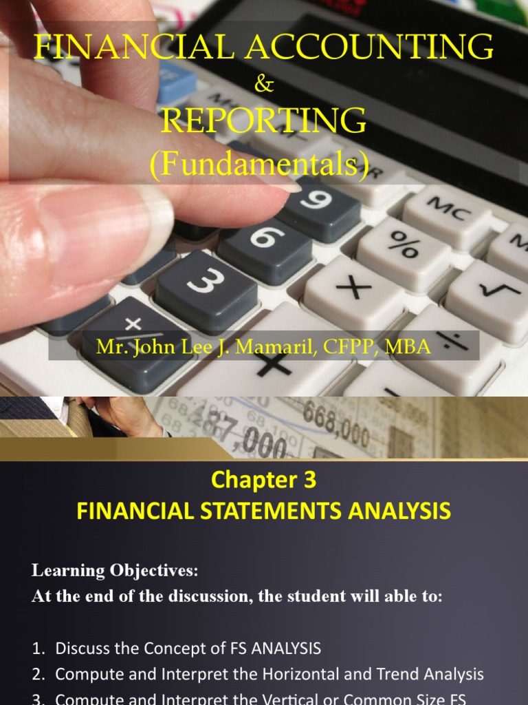 Chapter 3 Financial Statement Analysis | PDF