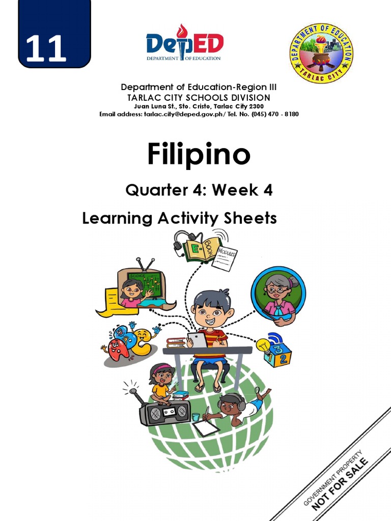 Week 4 q4 Las Pagbasa - Tanedo, Lace Angeli | PDF