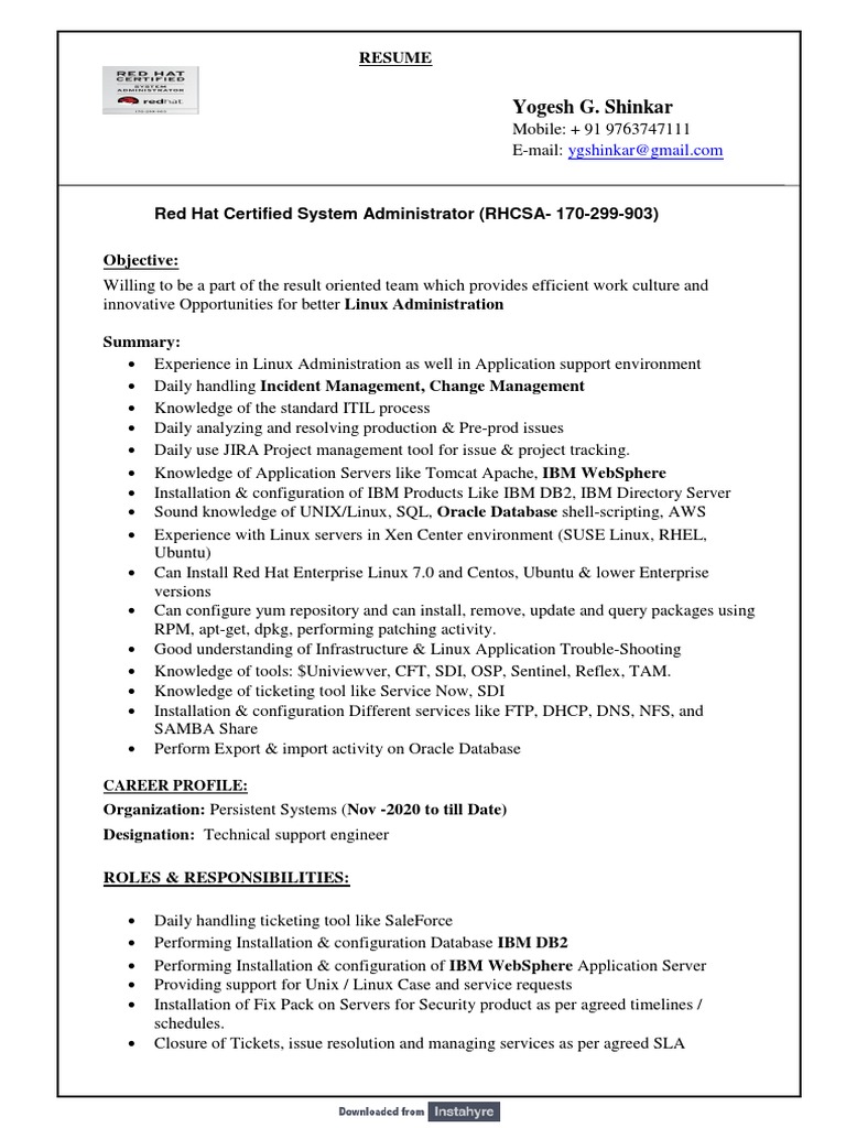 Yogesh Shinkar | PDF | Online And Offline | Databases