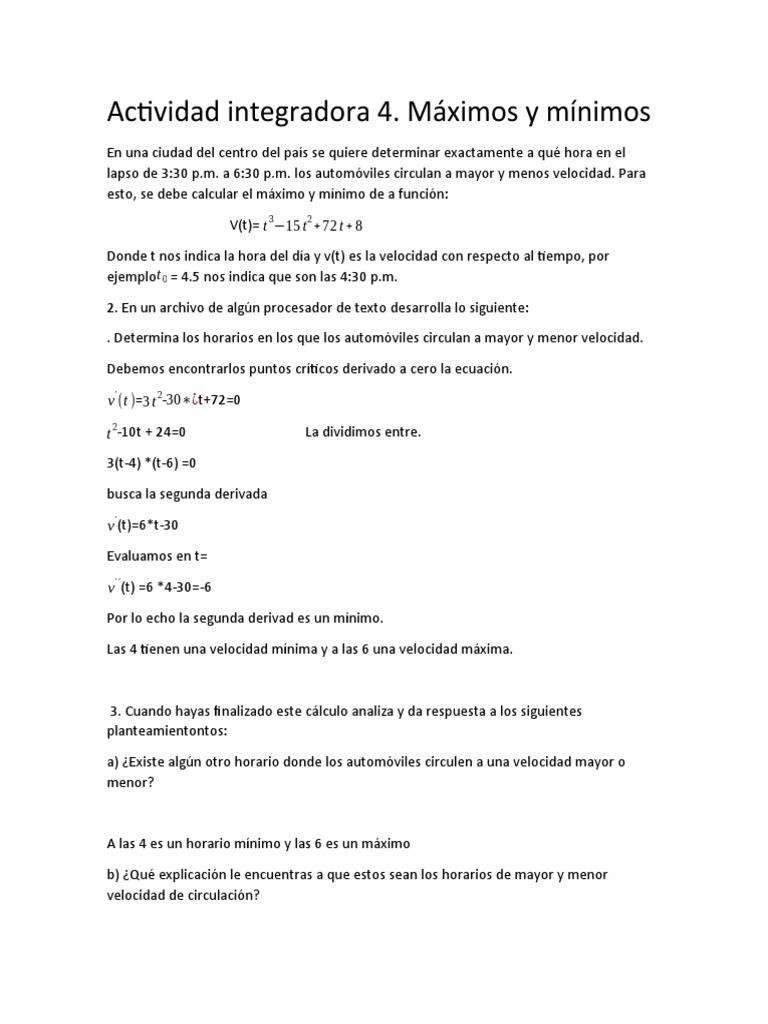 Actividad Integradora 4 Del Modulo 18 | PDF