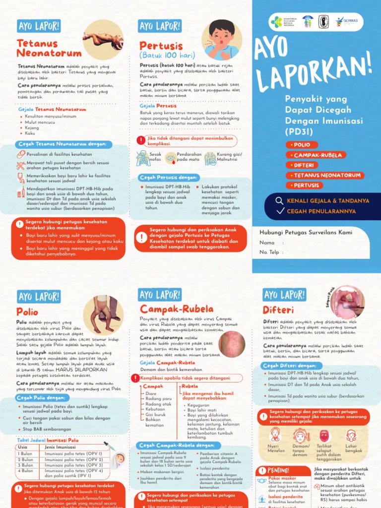 Pencegahan dan Gejala Penyakit PD3I | PDF