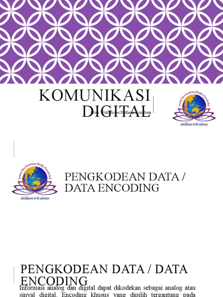 Pertemuan 5 Data Encoding 2020 | PDF