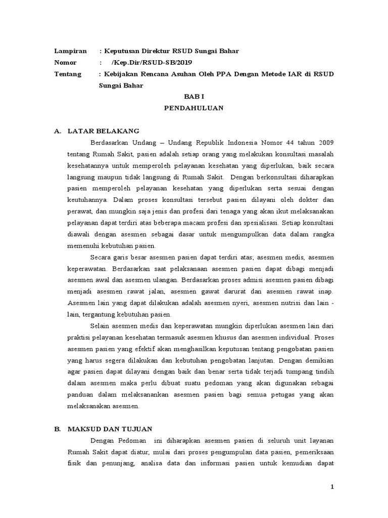 Panduan Ppa Metode IAR | PDF