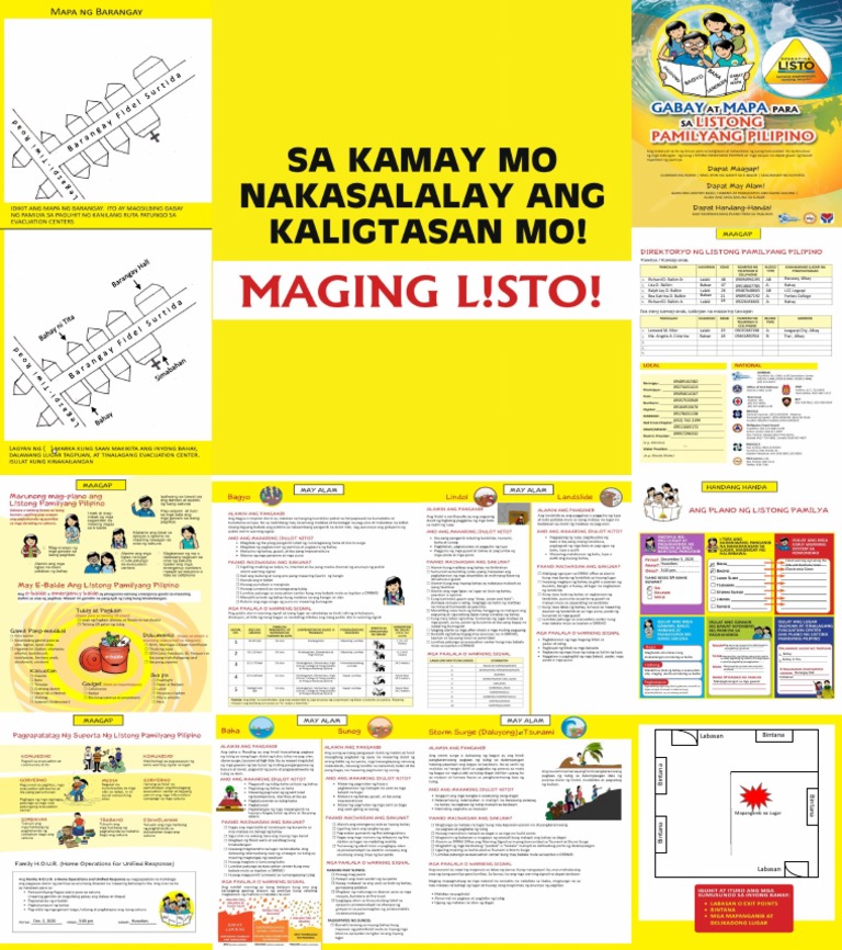 Gabay at Mapa - Family Prepareness Plan | PDF