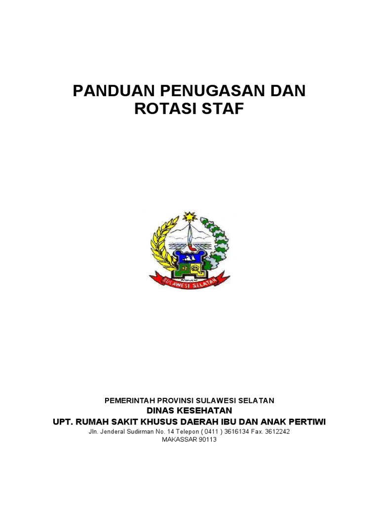 KPS 1e PANDUAN PENUGASAN DAN ROTASI STAF y | PDF