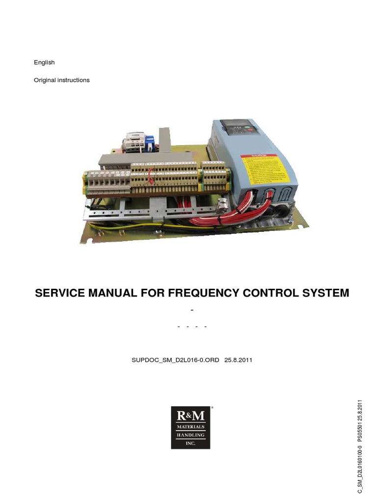 R&M Frequency Control System Manual | PDF | Electric Motor | Power Inverter