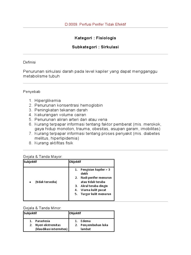 9.perfusi Perifer TDK Efektif | PDF