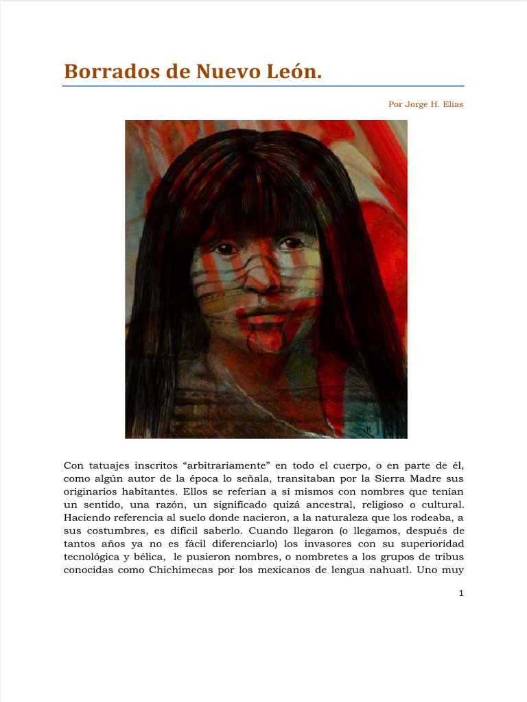 Dokumen - Tips - Los Borrados de Nuevo Leon Por Jorge H Elias | PDF | México | Tatuaje
